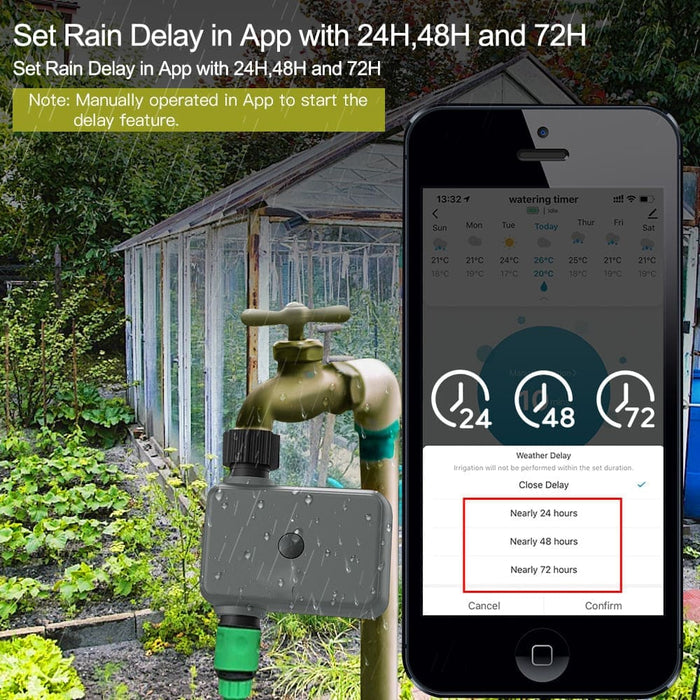 Bluetooth Sprinkler Timer Water Timer for Garden Hose