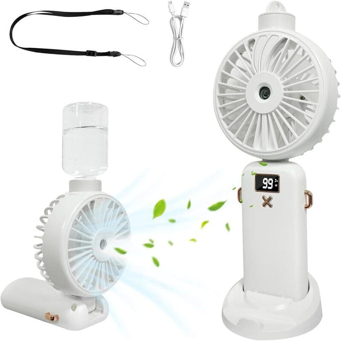POCKET PANDA Misting Fan Portable Handheld Fan, 5000mAh Hand Held Mist