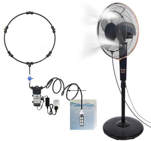Patio Misting Fan（DIY kit)