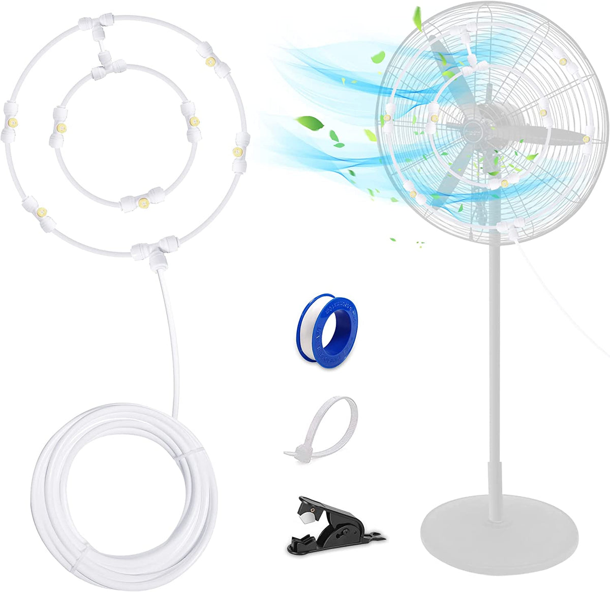 Patio Misting Fan（DIY kit)